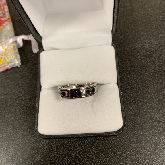 Coach | Jewelry | Coach Logo Stackable Ring | Poshmark